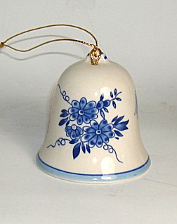 Delft Blue gifts, ceramic dinner bells, porcelain dinner bells, white ...
