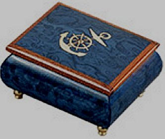 Nautical Music Box Anchor with Compartment (1.18)
