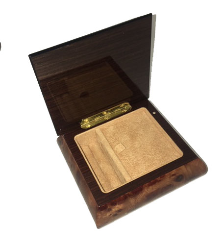 Celtic Cross Inlay on Elm Musical Box (1.18)