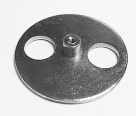 Platform Key for MINIATURE Musical Mechanisms in Metal (Not standard size)